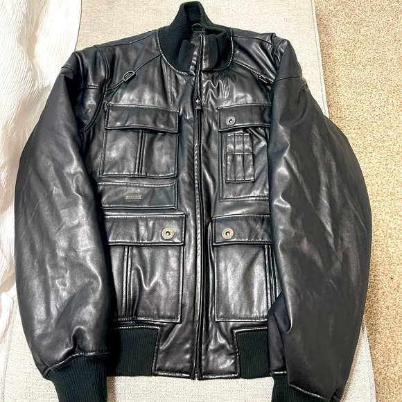 Sean John | Jackets & Coats | Sean Jean Leather Jacket Xl Black | Poshmark